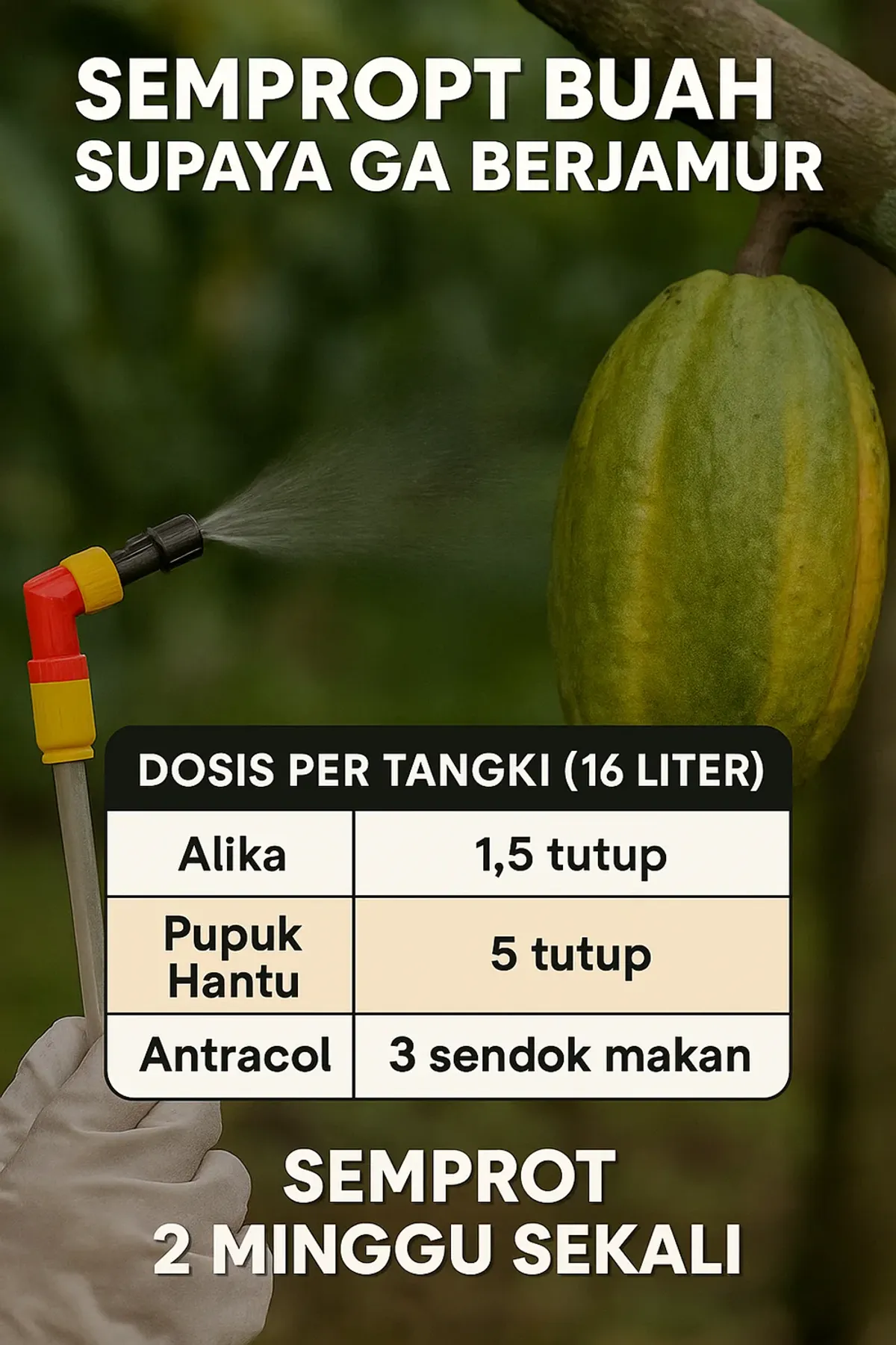 Panduan Obat Semprot Kakao Agar Tidak Berjamur dan Bebas Hama | Blog MAXsi.ID